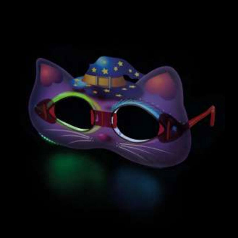 Glow in the Dark Halloween Cat Mask – Party Pieces