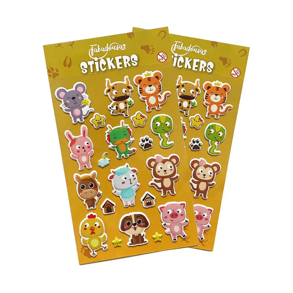 Farm Animal Stickers (Pack of 3 Sheets) – Party Pieces