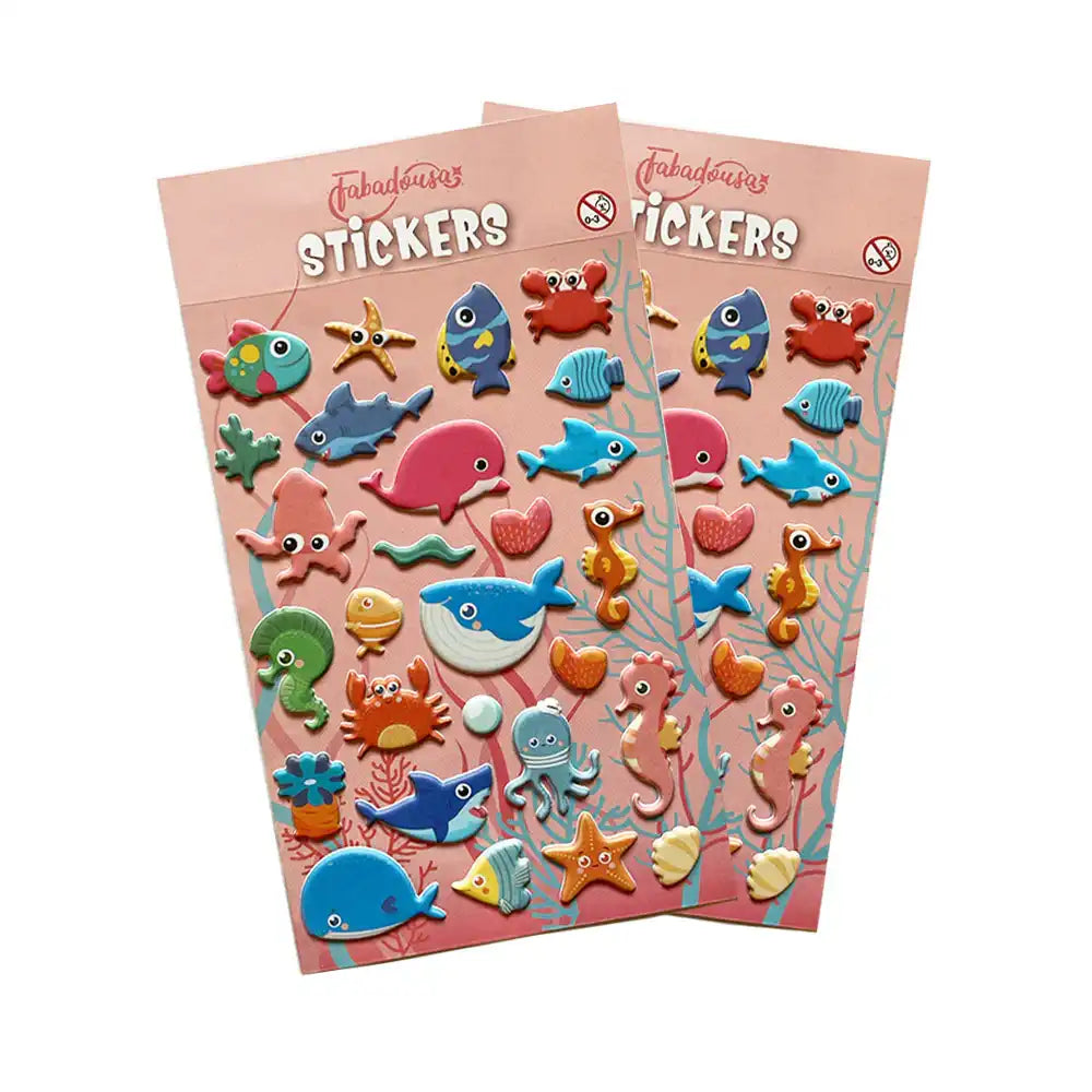 Under the Sea Stickers (Pack of 3 Sheets) – Party Pieces