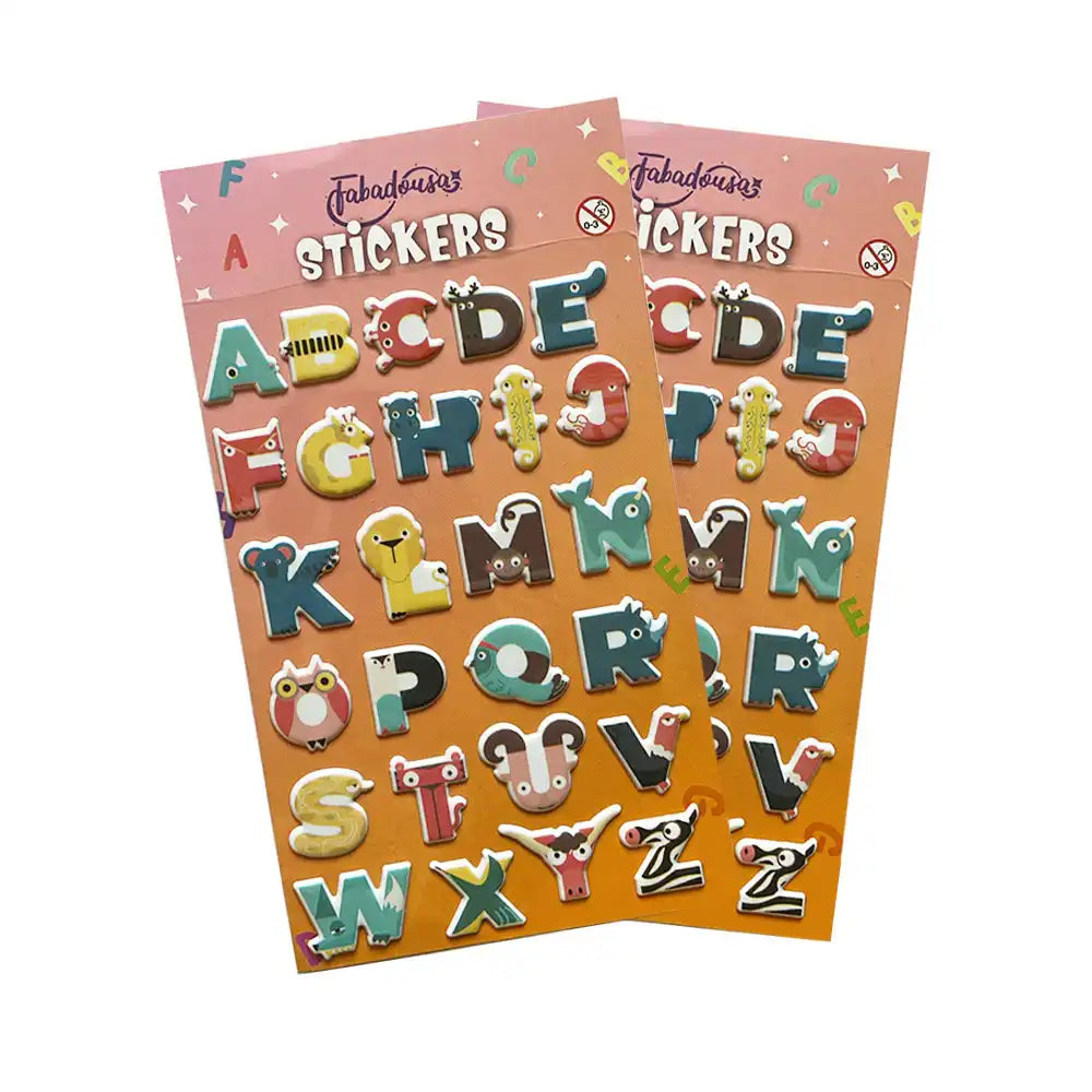 Alphabet Stickers (Pack of 3 Sheets) – Party Pieces