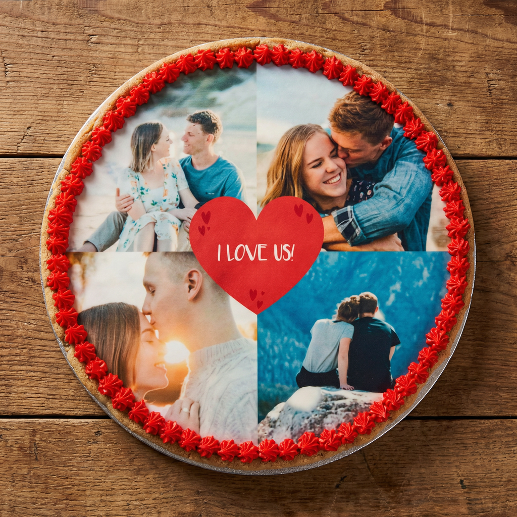 Giant Personalised Valentine's Day Cookie | Valentine's Day | Party Pieces