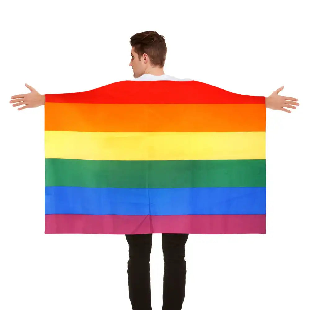 Rainbow Flag Adults Cape | Pride | Accessories | Party Pieces