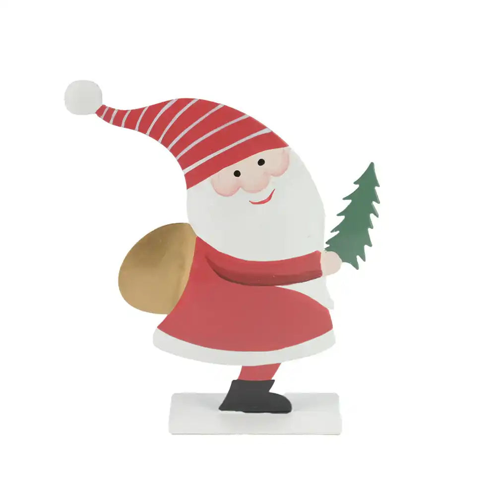 Iron Santa Standing Decoration | Party Pieces