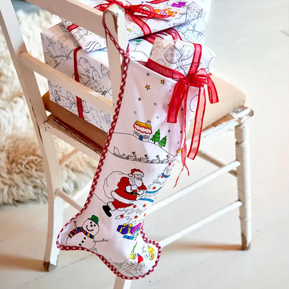 Colour in Christmas Stocking | Party Pieces