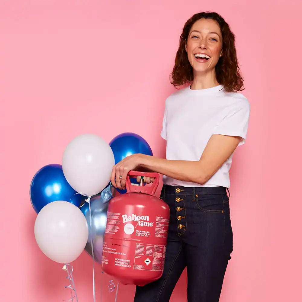Small Helium Canister | Up to 30 9" Balloons | Party Pieces
